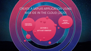 SAP Fiori-SAPUI5 CRUD App using Web IDE in the cloud (2020) - World ...